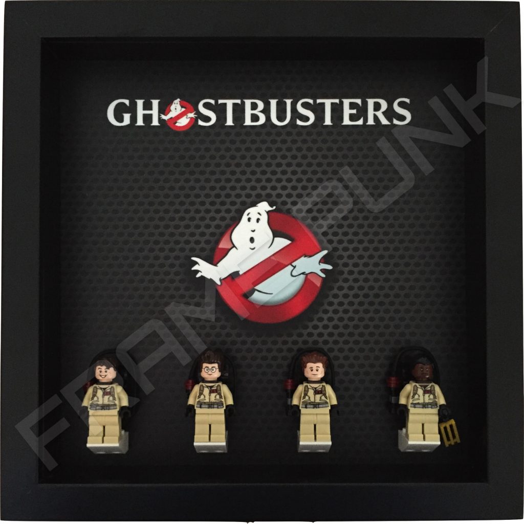 Lego Ghostbusters display frame with minifigures | FRAME PUNK