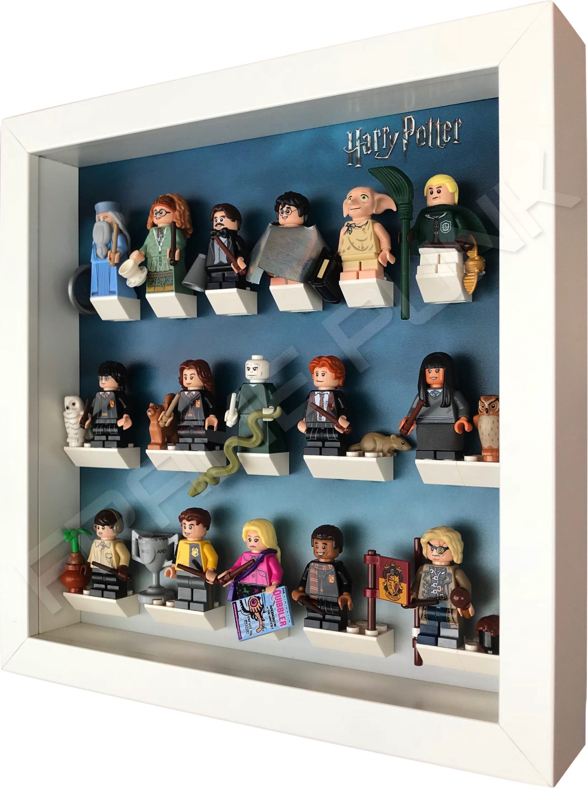 Harry Potter Lego Minifigures Series Display Frame With Minifigures ...